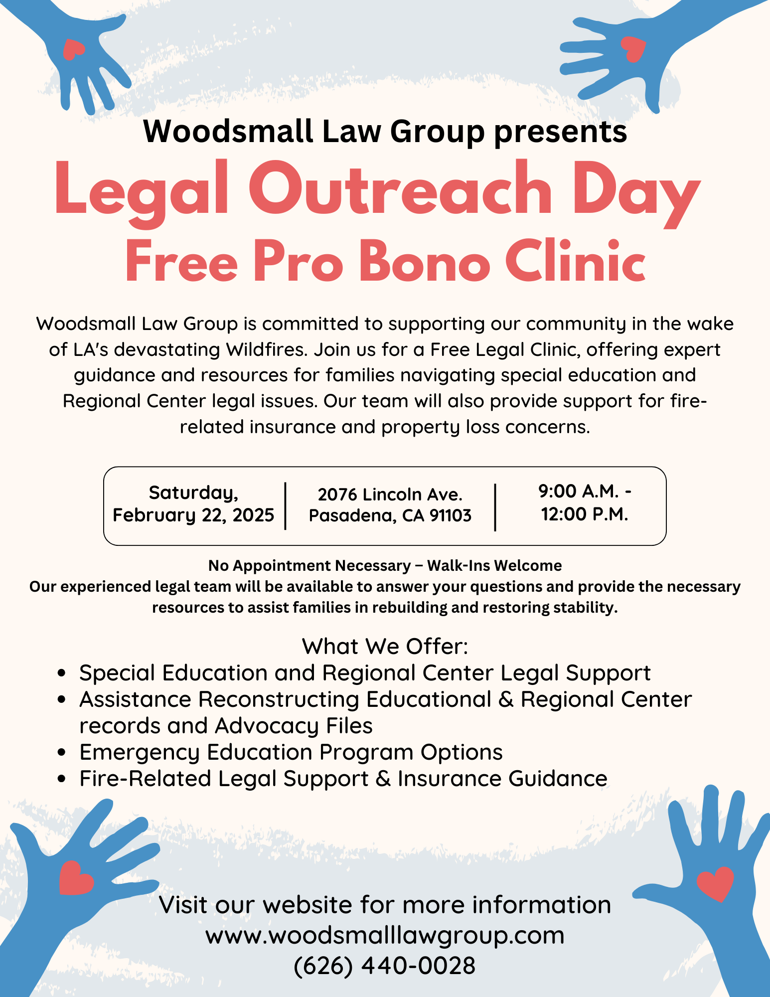 Legal Outreach Day | Woodsmall Law Group, PC.